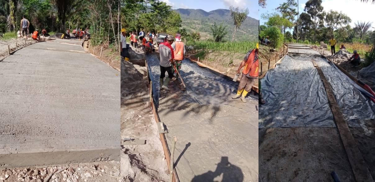 Program PISEW 2023, KKAD Kerjakan Rabat Beton di Desa Tinada » Media ...