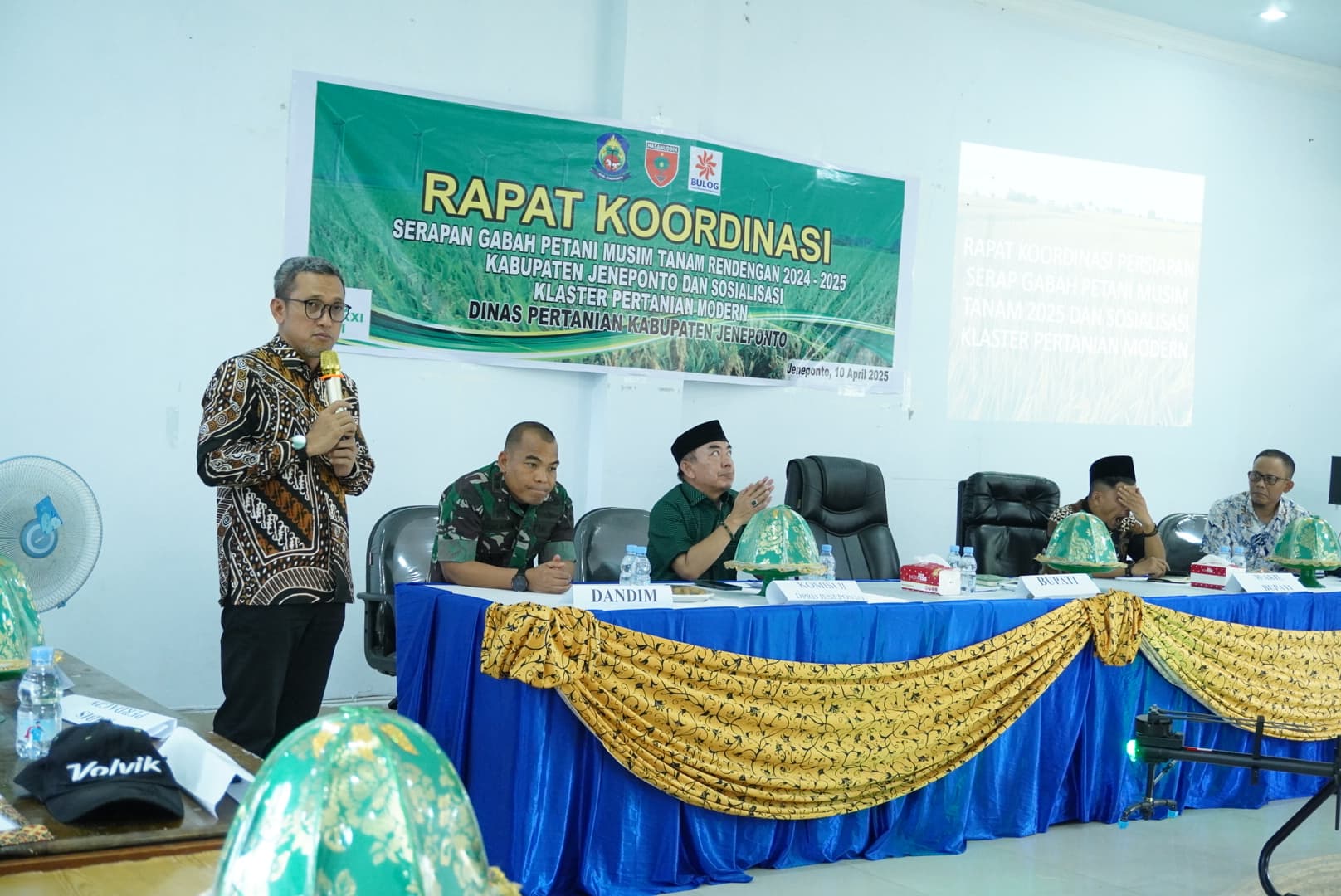 Dinas Pertanian Jeneponto Gelar Rakor Serapan Gabah dan Sosialisasi ...