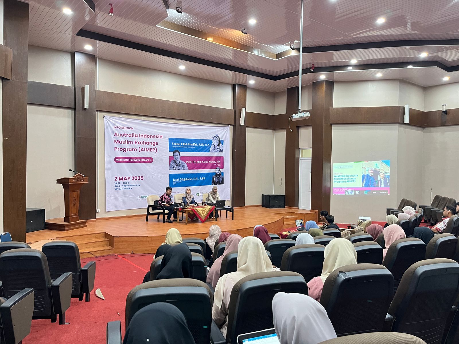 Info Session AIMEP 2025 Digelar di UIN Ar-Raniry, Perkuat Kolaborasi ...