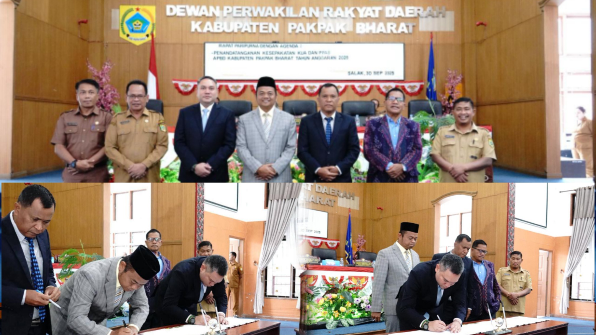 DPRD Pakpak Bharat Teken KUA PPAS 2026 dalam Sidang Paripurna » Media ...