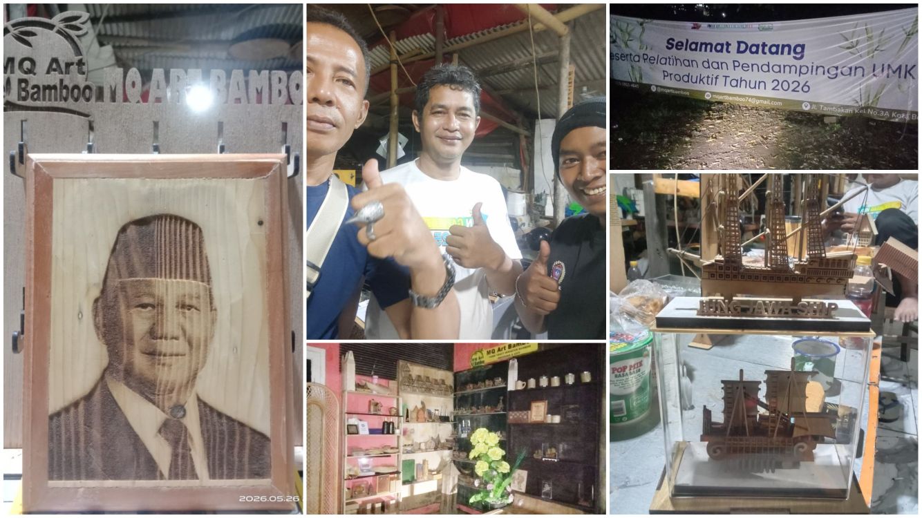 Dari Hobi Sederhana Kini Mendunia, MQ Art Bamboo Karya Lokal Bogor ...